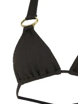 AMIR SLAMA Ribbed Tie Around Bikini