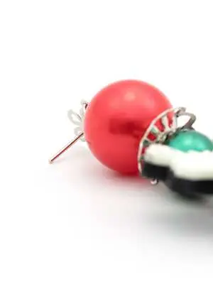 AMIR SLAMA Reindeer Motif Drop Earrings