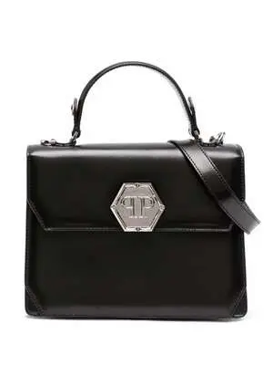 Philipp Plein Hexagon Logo Tote - Black