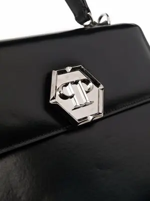 Philipp Plein Hexagon Logo Tote - Black