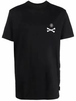 Philipp Plein Skeleton Print T-shirt - Black