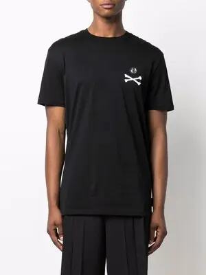 Philipp Plein Skeleton Print T-shirt - Black