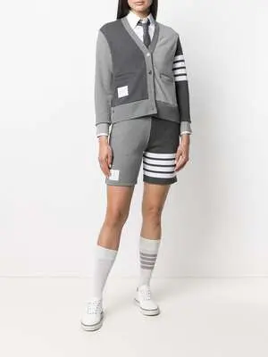 Thom Browne Panelled Cotton Shorts