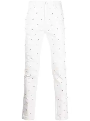GOD'S MASTERFUL CHILDREN Apocalypse Cubic Zirconia Jeans