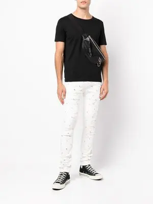 GOD'S MASTERFUL CHILDREN Apocalypse Cubic Zirconia Jeans
