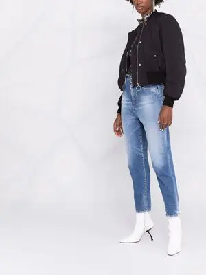 Dsquared2 Faded Effect Mom Jeans