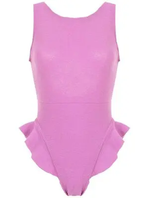 CLUBE BOSSA Goya Ruffle-trimmed Swimsuit - Pink
