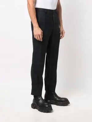 BLACK COMME DES GARÇONS Check-print Tailored Trousers