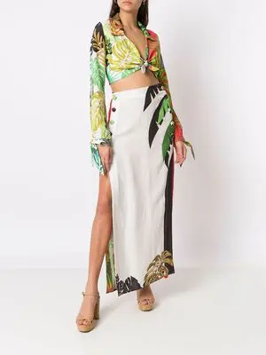 AMIR SLAMA High-waist Maxi Skirt