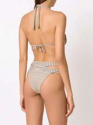 AMIR SLAMA Polka-dot Print Bikini