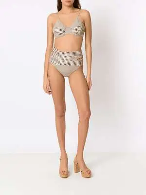 AMIR SLAMA Polka-dot Print Bikini