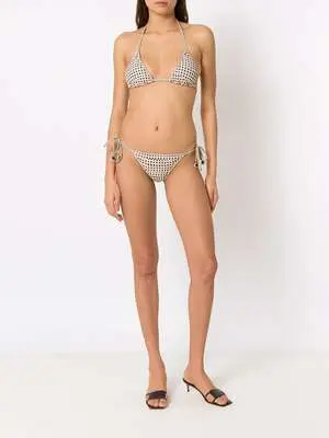 AMIR SLAMA Polka-dot Print Bikini