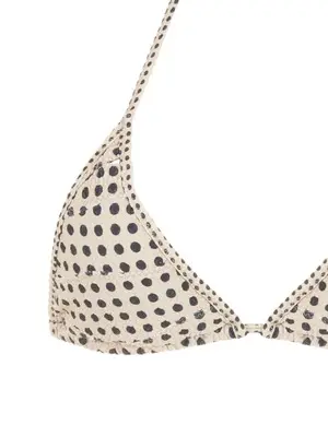 AMIR SLAMA Polka-dot Print Bikini