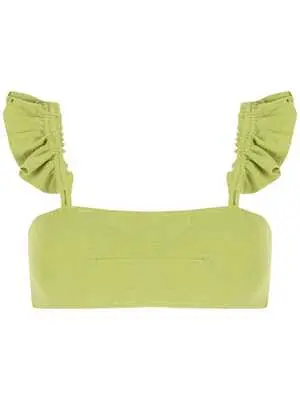 CLUBE BOSSA Clube Bossa Zarbo Bikini Top Green