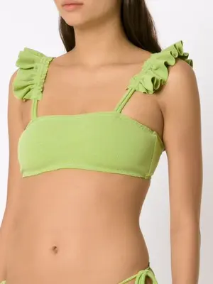 CLUBE BOSSA Zarbo Bikini Top - Green