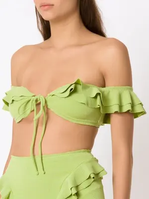 CLUBE BOSSA Off-shoulder Bikini Top