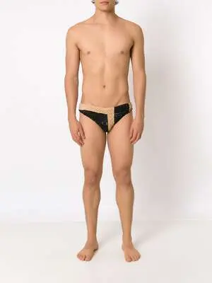 AMIR SLAMA Crochet Swim Briefs