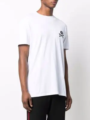 Philipp Plein Skeleton Print T-shirt - White