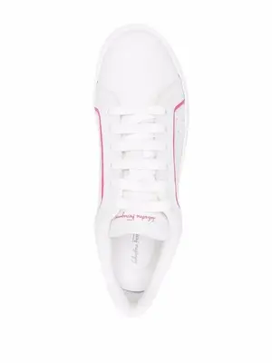 FERRAGAMO Manhattan Gancini-print Sneakers