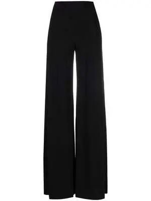 Norma Kamali High-waisted Wide-leg Trousers