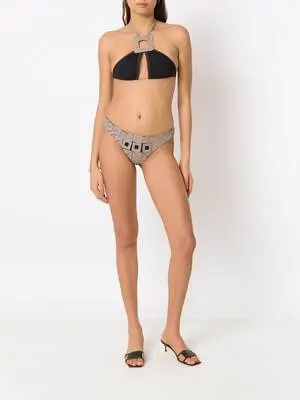 AMIR SLAMA Geometric-embellished Bikini