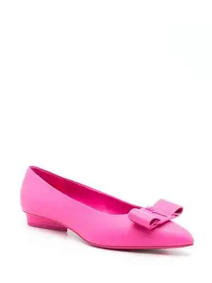 FERRAGAMO Viva Bow-detail Ballerina Shoes