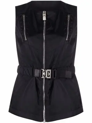 Givenchy 4g Motif Belted-waist Vest Jacket