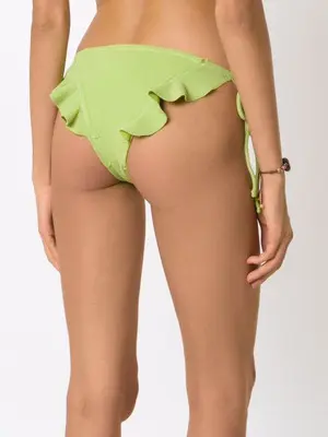 CLUBE BOSSA Ruffle-trimmed Bikini Bottom