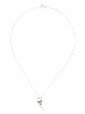SHAUN LEANE Hook Pearl Pendant Necklace