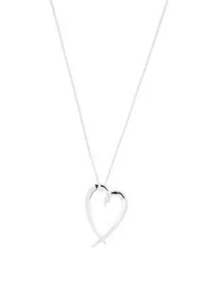 SHAUN LEANE Hooked Heart Pendant Necklace - Silver