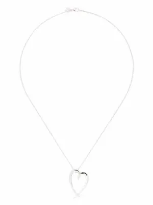 SHAUN LEANE Hooked Heart Pendant Necklace - Silver