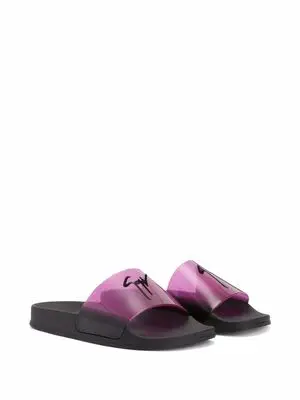 GIUSEPPE ZANOTTI Brett Signature Slides - Pink