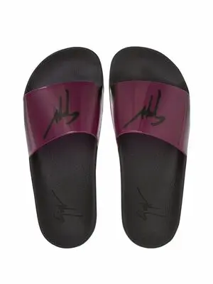 GIUSEPPE ZANOTTI Brett Signature Slides - Pink