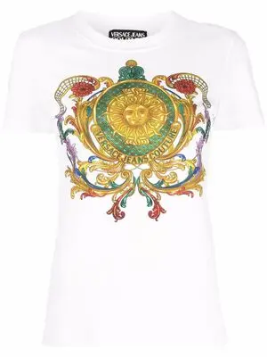 Versace Baroque-print T-shirt