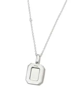 Shay 18k White Gold X-initial Diamond Pendant Necklace