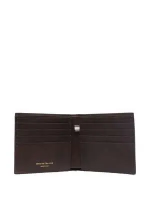 Officine Creative Boudin Woven Bi-fold Wallet
