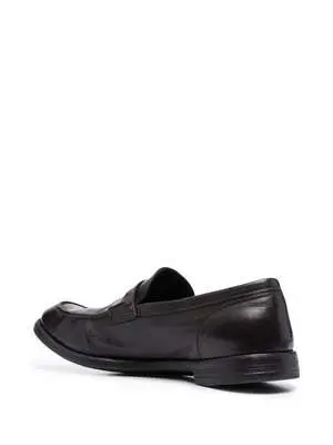 Officine Creative Worn-effect Loafers - Brown