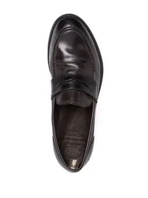 Officine Creative Worn-effect Loafers - Brown
