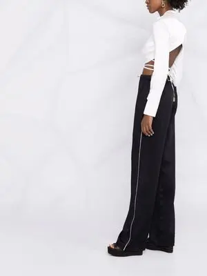 Patrizia Pepe Cropped Wraparound Shirt