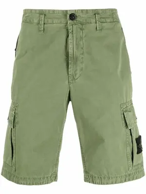 Stone Island Patch Pocket Bermuda Shorts