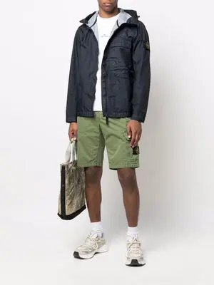 Stone Island Patch Pocket Bermuda Shorts