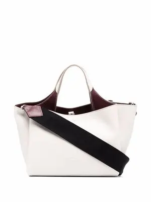 TOD'S Logo-stamp Leather Tote Bag