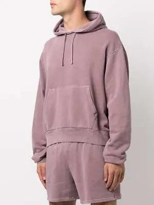 John Elliott Cotton Long-sleeved Hoodie - Red