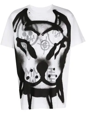 Givenchy Graffiti-print Cotton T-shirt