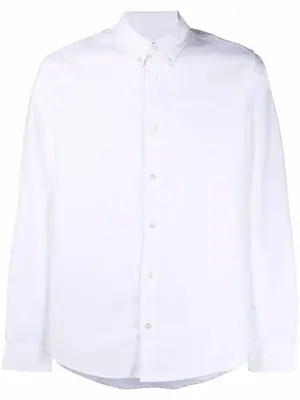 A.p.c. Button-down Organic Cotton Shirt - White