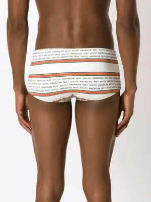 AMIR SLAMA Striped Swimming Trunks