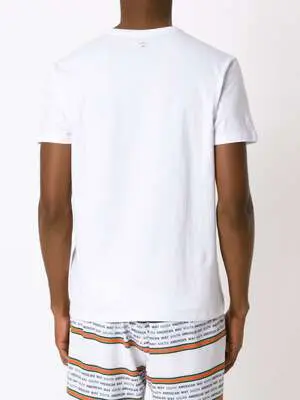 AMIR SLAMA Slogan-print Pocket T-shirt