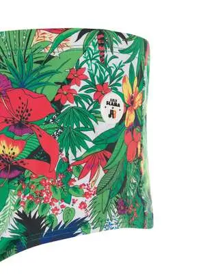 AMIR SLAMA Floral Print Swimming Trunks
