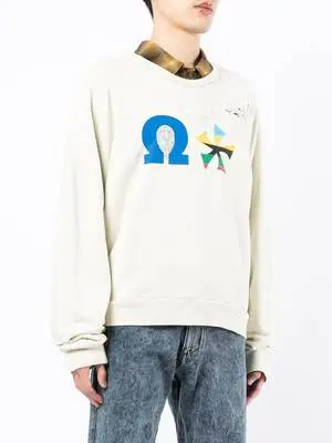LIBERAL YOUTH MINISTRY Distressed-effect Sweatshirt - Brown