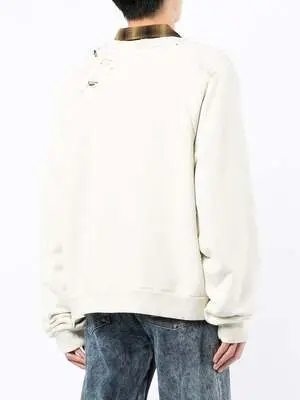 LIBERAL YOUTH MINISTRY Distressed-effect Sweatshirt - Brown